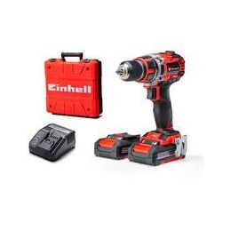 Einhell Professional Akku-Bohrschrauber TE-CD 18/50 Li BL, 18Volt rot/schwarz, 2x Li-Ionen Akku 2,0Ah Leistung/Spannung: Akku-Betrieb, 18Volt Max. Drehzahl: 1.800 U/min Getriebe: 2-Gang-Getriebe Drehmoment: 50 Nm