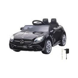 Jamara Ride-on Mercedes-Benz SLC, Kinderfahrzeug schwarz, 12V Bauweise: Vierrädrig Tragkraft: 30 kg Altersangabe: ab 36 Monaten Zielgruppe: Kindergartenkinder