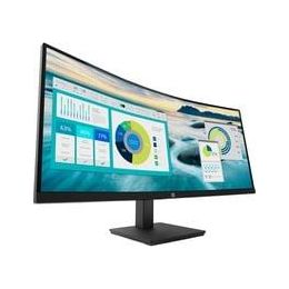 HP P34hc G4, LED-Monitor 86 cm (34 Zoll), schwarz, WQHD, VA, 60Hz, USB-C