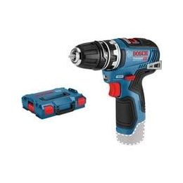 Bosch Akku-Bohrschrauber GSR 12V-35 FC Professional solo, 12Volt blau/schwarz, ohne Akku und Ladeger&auml;t, mit FlexiClick Bohrfutter, L-BOXX