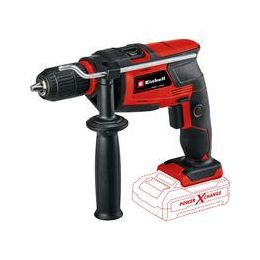 Einhell Akku-Schlagbohrmaschine TC-ID 18 Li-Solo, 18Volt rot/schwarz, ohne Akku und Ladegerät Leistung/Spannung: Akku-Betrieb, 18Volt Drehzahl max.: 2.600 U/min Schlagzahl: 41.600 min-1 Werkzeugaufnahme: Schnellspann-Bohrfutter