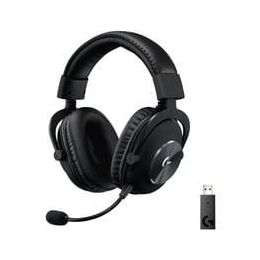 Logitech G PRO X LIGHTSPEED, Gaming-Headset schwarz Kopfhörertyp: Over-Ear Kopfbügelhörer Geeignet für: Gaming, PC-Systeme Drahtlose Verbindung: Ja, via USB Dongle