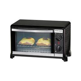 Rommelsbacher Kleinbackofen Speedy BG 950, Mini-Backofen schwarz, Retail Leistung: 950 Watt Garraum: 10 Liter Heizart: Oberhitze, Unterhitze Einschub-Ebenen: 230 °C