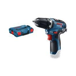 Bosch Akku-Bohrschrauber GSR 12V-35 solo Professional, 12Volt blau/schwarz, ohne Akku und Ladeger&auml;t, L-BOXX