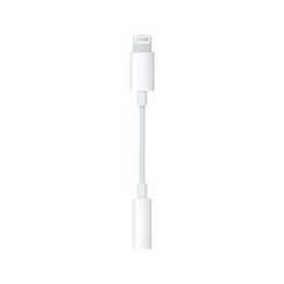 Apple Lightning auf 3,5mm Klinke Adapter weiß Verwendung: Adapterkabel für Lightning Geräte Anschlüsse: 1x Lightning (Stecker) auf 1x 3,5-mm-Audio 4Pin (Buchse)
