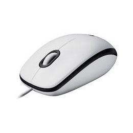 Logitech M100, Maus wei&szlig;/grau, kompatibel mit Windows/macOS/ChromeOS/Linux