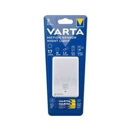 Varta Motion Sensor Night Light, Nachtlicht weiß, Doppelpack Art: Nachtlicht Betriebsart: Batterie AAA Lichtstrom: 17 Lumen