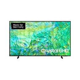 Samsung GU-43CU8079, LED-Fernseher 108 cm (43 Zoll), schwarz, UltraHD/4K, WLAN, Bluetooth, HDR10+ Sichtbares Bild: 108 cm (43") Auflösung: 3840 x 2160 Pixel Format: 16:9