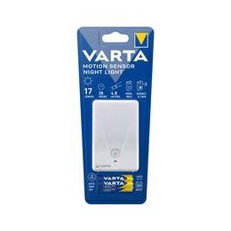 Varta Motion Sensor Night Light, Nachtlicht weiß Art: Nachtlicht Betriebsart: Batterie AAA Lichtstrom: 17 Lumen