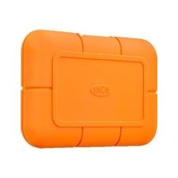 LaCie RUGGED SSD 500 GB, Externe SSD orange, USB-C 3.2 Gen 1 (5 Gbit/s)