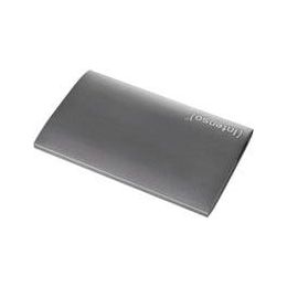 Intenso Portable SSD Premium 128 GB, Externe SSD anthrazit, USB-A 3.2 Gen 1 (5 Gbit/s), 1,8"