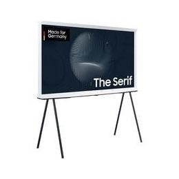 Samsung The Serif GQ-43LS01BG, QLED-Fernseher 108 cm (43 Zoll), weiß/schwarz, UltraHD/4K, SmartTV, WLAN, Bluetooth, HDR10+ Sichtbares Bild: 108 cm (43") Auflösung: 3840 x 2160 Pixel Format: 16:9