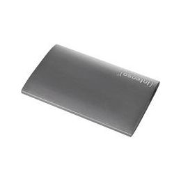 Intenso Portable SSD Premium 512 GB, Externe SSD anthrazit, USB-A 3.2 Gen 1 (5 Gbit/s), 1,8" Kapazität: 512 GB Datentransferrate: Lesen: 320 MB/s, Schreiben: 100 MB/s