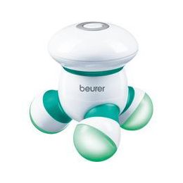 Beurer Mini-Massagegerät MG 16 weiß/grün, Retail Massageart: Vibrationsmassage Bereich: Arme, Beine, Nacken, Rücken Stromversorgung: Batteriebetrieb