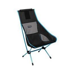 Helinox Camping-Stuhl Chair Two 12851R2 schwarz/blau, Black Belastbarkeit: Max. 145 kg Sitzhöhe: 34 cm