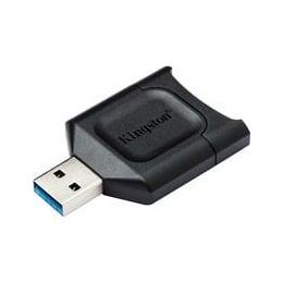 Kingston MobileLite Plus SD, Kartenleser schwarz Karten: SD, SDHC, SDXC Anschluss: 1x USB-A 3.2 Gen 1 (5 Gbit/s) Bauform: extern