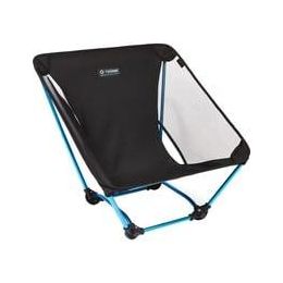 Helinox Camping-Stuhl Ground Chair 10501R1 schwarz/blau, Black Belastbarkeit: Max. 120 kg Sitzhöhe: 22 cm