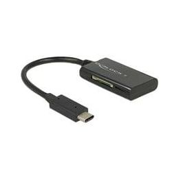 Delock USB-C, Kartenleser schwarz