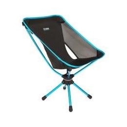 Helinox Camping-Stuhl Swivel Chair 11201R1 schwarz/blau, Black Belastbarkeit: Max. 145 kg Sitzhöhe: 38 cm