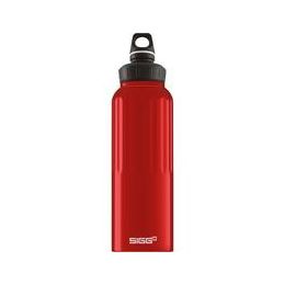 Sigg Alu WMB Traveller 1,5 Liter, Trinkflasche rot Material: Aluminium Fassungsvermögen: 1,5 Liter