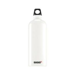 Sigg Alu Traveller 1 Liter, Trinkflasche weiß Material: Aluminium Fassungsvermögen: 1 Liter