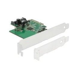 Delock PCIe Karte > 1x int. USB 3.2 Gen 2 Key A 20 Pin, Schnittstellenkarte