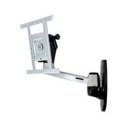 Ergotron LX HD Wallmount Swing Arm, Wandhalterung silber/schwarz, Schwenkarm f&uuml;r Wandmontage
