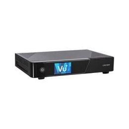 Vu+ UNO 4K SE, Sat-Receiver schwarz, DVB-S2, FBC, 4K Tuner: 1x DVB-S2 Twin Tuner (mit FBC) Demodulatoren: Max. 8 Demodulator/en Pay-TV: Über optionales CA-Modul Ausgänge: 1x HDMI, 2x USB-A-3.2 (5 Gbit/s), 1x Optisch-Audio, 1x RJ45