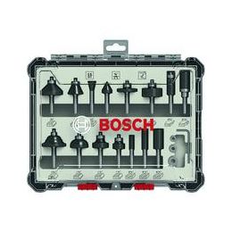 Bosch Fr&auml;ser-Set, 15-teilig 1/4"-Schaft