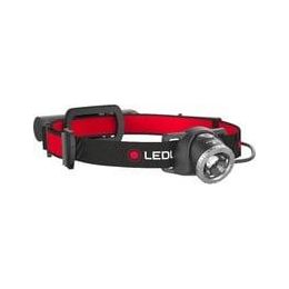 LEDLenser Stirnlampe H8R, LED-Leuchte schwarz/rot