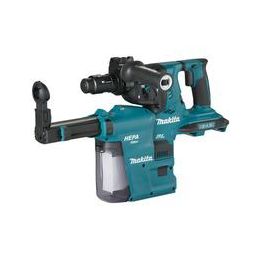 Makita Akku-Kombihammer DHR283ZWJU SDS-PLUS, 36Volt (2x18V), Bohrhammer blau/schwarz, ohne Akku und Ladeger&auml;t, mit Staubabsaugung