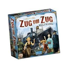 Asmodee Zug um Zug Weltreise, Brettspiel Spieleranzahl: 2 - 5 Spieler Spieldauer: 2 Stunden Altersangabe: ab 10 Jahren Serie: Zug um Zug