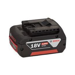 Bosch Einschub-Akkupack 18V 4 Ah Li-Ion schwarz/rot Technologie: Lithium-Ionen-Akku Kapazität: 4 Ah Spannung: 18 Volt