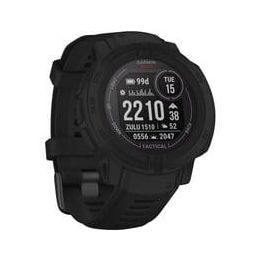 Garmin Instinct 2 Solar Tactical Edition, Smartwatch schwarz Display: 2,3 cm (0,9 Zoll) Kommunikation: Bluetooth Armbandlänge: 135 - 230 mm