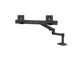 Ergotron LX Dual Direct Monitor Arm, Monitorhalterung schwarz
