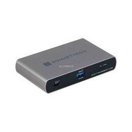 Sonnet Echo 5 Thunderbolt 4 Hub, Dockingstation silber/schwarz
