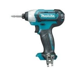 Makita Akku-Schlagschrauber TD110DZ, 12Volt max. blau/schwarz, ohne Akku und Ladegerät Leistung/Spannung: Akku-Betrieb, 12Volt Werkzeug-Aufnahme: 1/4" Innen-Sechskant Drehzahl max.: 2.600 U/min Drehmoment max.: 110 Nm