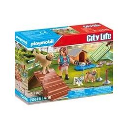 Playmobil 70676 City Life Geschenkset "Hundetrainerin", Konstruktionsspielzeug Serie: City Life Teile: 37 -teilig Altersangabe: von 4 Jahren bis 10 Jahren Material: Kunststoff