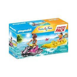 Playmobil 70906 Family Fun Starter Pack Wasserscooter mit Bananenboot, Konstruktionsspielzeug Serie: Family Fun Teile: 10 -teilig Altersangabe: von 4 Jahren bis 10 Jahren Material: Kunststoff