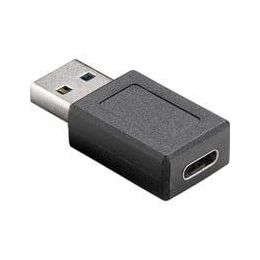 goobay USB 3.2 Gen 1 Adapter, USB-A Stecker > USB-C Buchse schwarz