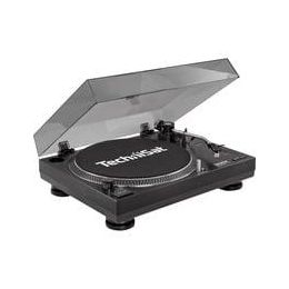 Technisat TECHNIPLAYER LP300, Plattenspieler schwarz, Direktantrieb Antrieb: Direktantrieb Drehzahl: 33 U/min., 45 U/min. Anschlüsse: 1x Stereo-Cinch, 1x Phono, 1x USB-B 2.0 Gleichlaufschwankungen: 0.15 %