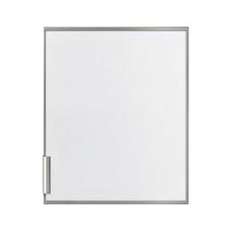 Türfront mit Alu-Dekorrahm KF10ZAX0, Türverkleidung weiß/aluminium Geeignet für: Kühlschrank Kompatibel mit: Siemens Kühlschränke und Kühl-/Gefrierkombinationen Verwendungszweck: Türverkleidung