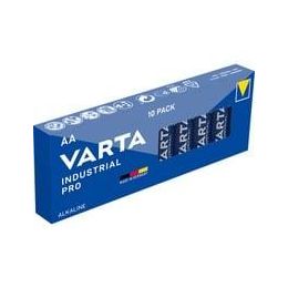 Varta Industrial, Batterie 10 Stück, AA Technologie: Alkali-Mangan Anzahl: 10 Stück Typ: AA (Mignon)