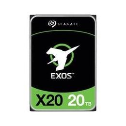 Seagate Exos X20 20 TB, Festplatte SAS 12 Gb/s, 3,5" Kapazität: 20 TB ms/Cache/U: 4,16 ms/256 MB/7.200 U/min Datentransferrate: Lesen: 285 MB/s