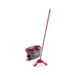 Vileda Wischmop Turbo EasyWring & Clean Box, Bodenwischer schwarz/rot