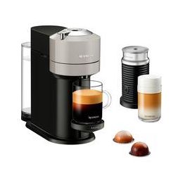Krups Nespresso Vertuo Next & Aeroccino XN911B, Kapselmaschine hellgrau/schwarz Kapazität: 1,1 Liter Verbrauch: 1.500 Watt (Betrieb) System: Nespresso Vertuo Abmessungen: 140 x 314 x 423 mm