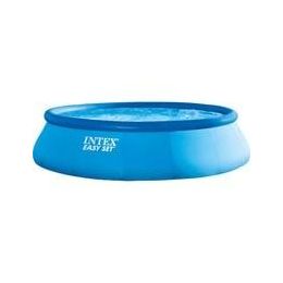 Intex Easy Set Pools 128142GN, Ø 396x84 cm, Schwimmbad hellblau/dunkelblau, mit Kartuschenfilteranlage ECO 604G Wasserinhalt: 7.290 Liter Wassertiefe max.: 66 cm Filtersystem: Kartuschenfilter, 2.271 l/h Aufbau: Ablassventil
