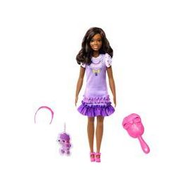 Mattel My First Barbie Brooklyn mit Pudel (schwarze Haare), Puppe Serie: Barbie Art: Puppe Altersangabe: ab 36 Monaten Zielgruppe: Kindergartenkinder