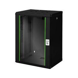 Digitus Wandgeh&auml;use Unique 600x450 16U, IT-Schrank schwarz, 16 H&ouml;heneinheiten