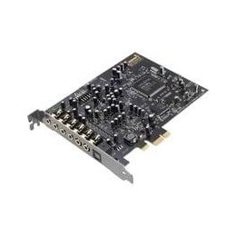 Sound Blaster Audigy Rx, Soundkarte Interface: PCIe x1 Soundchip: Creative E-MU Anschlüsse: 2x Mikrofoneingänge, 1x Line-In, 3x Line-Out